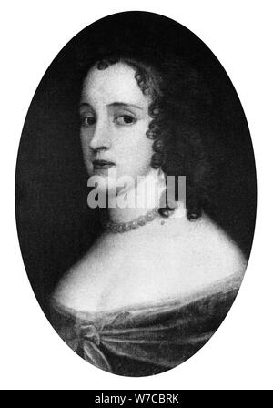 King Charles II and Jane Lane passing through a troop of Roundheads ...