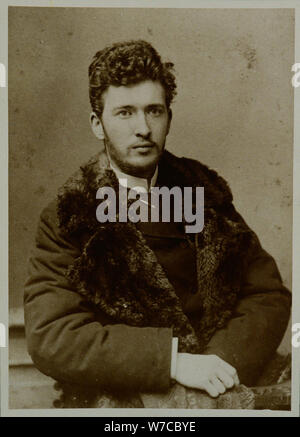 Portrait of the composer Ferruccio Busoni (1866-1924), 1898. Private ...