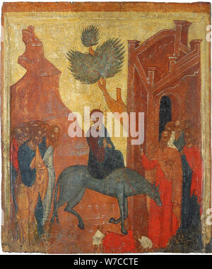 Entry of Jesus into Jerusalem Stock Photo - Alamy