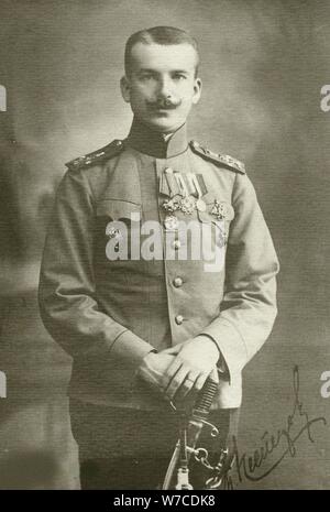 Pyotr Nikolayevich Nesterov (1887-1914), c. 1914 Stock Photo - Alamy