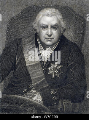 Captain James Cook and botanist Joseph Banks examining the wild life ...