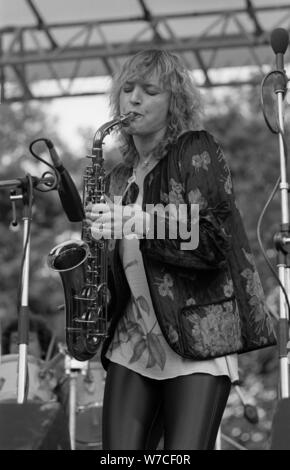 Barbara Thompson, Knebworth Jazz Festival, Hertfordshire, July, 1981 ...