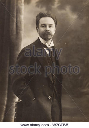 Portrait of the composer Alexander Scriabin (1872-1915). Museum: A ...