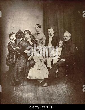 The Tchaikovsky family. Left to right: Pyotr, Alexandra Andreyevna ...