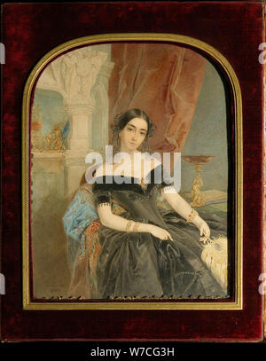 Portrait of Leonilla Ivanovna Baryatinskaya, Princess zu Sayn ...
