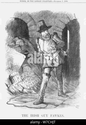 Guy Fawkes, leader of the Gunpowder Plot, caught in the cellar of the ...