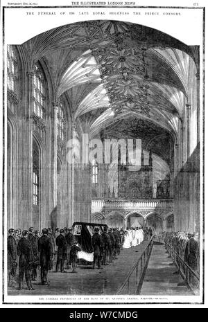 Funeral of Prince Consort Albert, 1861 Stock Photo - Alamy