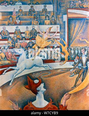 The Circus, Cirque, by Georges Seurat, 1891, Musee D'Orsay, Paris ...