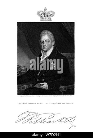 King William IV House of Hanover EDITORIAL USE ONLY Stock Photo - Alamy