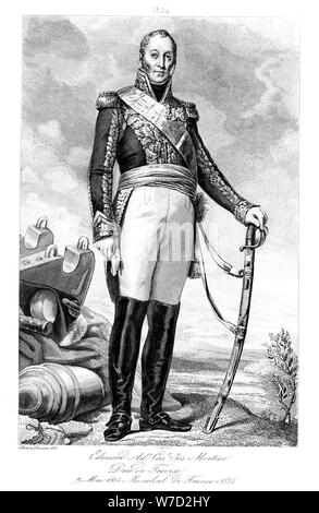 Édouard Adolphe Mortier (1768-1835), Marshal of France, 1889 Stock ...