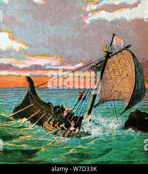 Wreck of the White Ship. The White Ship, a 12th-century vessel, sank in ...