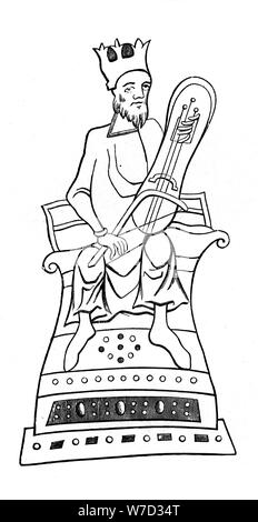 Three stringed crout, 9th century. The Arts of the Middle Ages and at ...