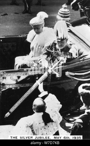 King George V's Silver Jubilee, London, 6th May, 1935. Artist: Unknown Stock Photo - Alamy