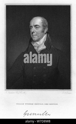 WILLIAM LORD GRENVILLE Stock Photo - Alamy