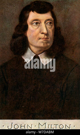 John Milton, 1608 to 1674. English poet, author, polemicist, Puritan ...