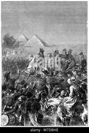 Battle of the Pyramids, July 21st 1798 (Napoleon Bonaparte, Battle of ...