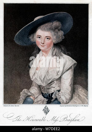 The Honourable Miss Bingham, by Sir Joshua Reynolds - Lady Anne Bingham ...