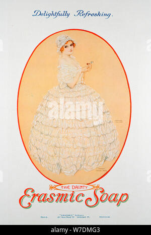 Advert for 'Erasmic' soap, 1920. Artist: Unknown Stock Photo - Alamy