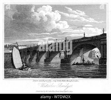 waterloo bridge london John Rennie Strand Bridge Company toll bridge ...