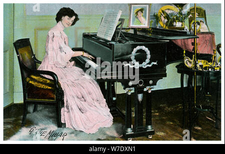 Gertie Millar - English stage actress, singer - Beauty eyes Stock Photo ...