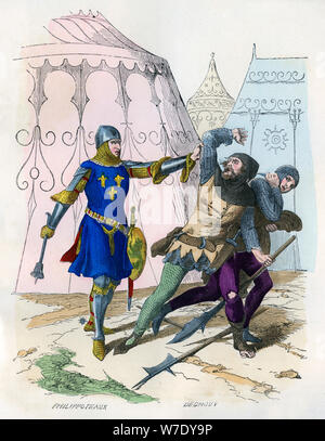 Armour and weapons of the 13th century (1882-1884). Artist: Unknown ...