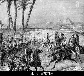 Battle of the Pyramids, July 21st 1798 (Napoleon Bonaparte, Battle of ...