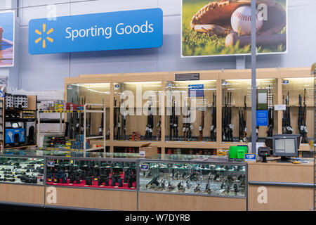 Guns for sale at Walmart Stock Photo - Alamy
