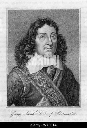 General Monck or Monk, 1st Duke of Albermarle, English soldier and ...