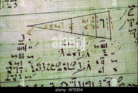 Rhind Mathematical Papyrus Stock Photo - Alamy