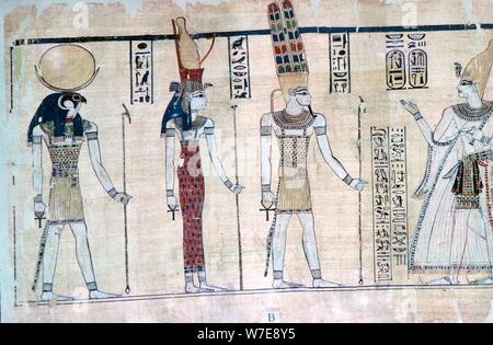 The Great Harris Papyrus, from Thebes, Egypt, reign of Ramesses IV ...