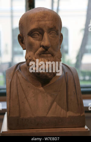 Marble bust of Greek Stoic philosopher Chrysippus of Soli (279-206 BC ...