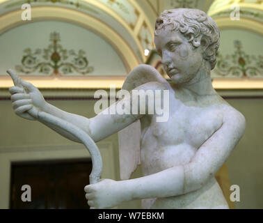 Statue of Eros drawing his bow, 2nd century. Artist: Unknown Stock ...