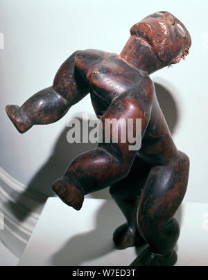 Wooden human form figure, Polynesian, (18th century?). Artist: Unknown ...