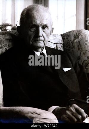 ADMIRAL KARL DOENITZ former German Naval Commander at a Milan Stock ...