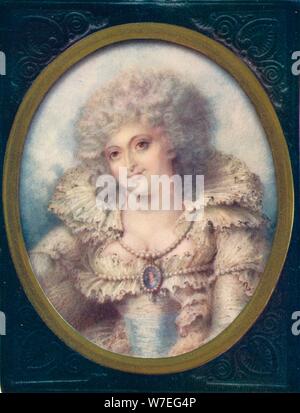 Maria Fitzherbert, companion of King George IV before he became king ...