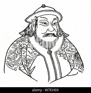 Kublai Khan (1215-1294), Emperor of the Mongol Empire (1260-1294 ...