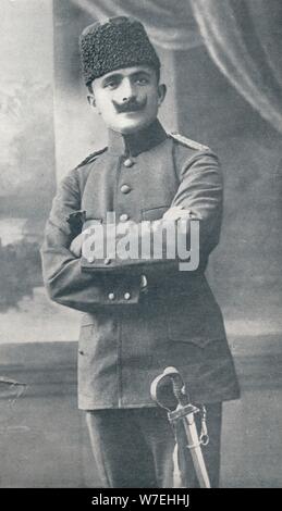 Enver Pasha- portrait. Ottoman military officer and a leader of the ...