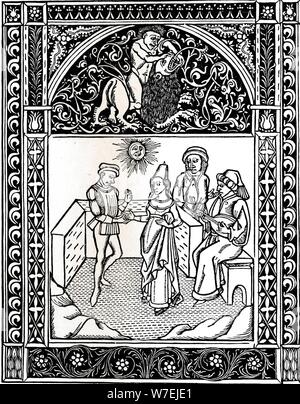 Fable VIII: The Woman Married To A Robber. Aesops Fables, 1485, (1917 ...