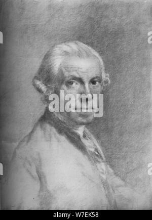 Allan Ramsay - Portrait of a Man Stock Photo - Alamy