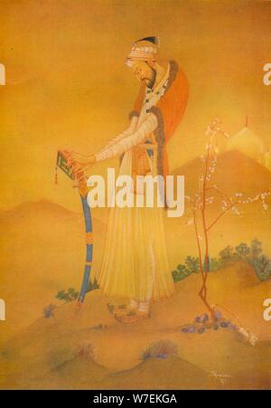 'The Mogul Emperor Alamgir', 20th century (1932). Artist: Sarada Charan ...