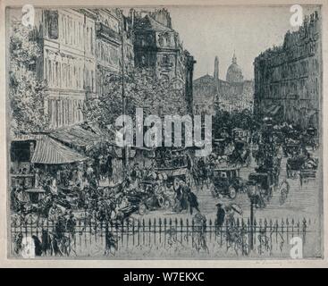 'Rue Royale, Paris', c1913. Artist: Walter Zeising Stock Photo - Alamy