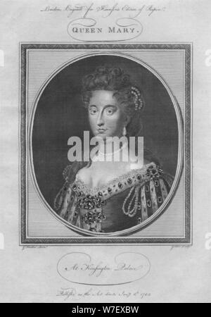 Portrait of Mary II Stuart, anonymous, 1688 - 1726 Portrait of Mary II ...