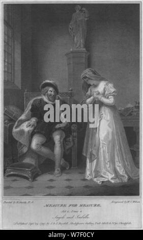 Isabella and Angelo (Shakespeare, Measure for Measure, Act 2, Scene 2 ...