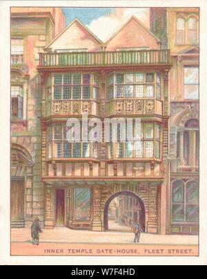 Inner Temple Gate, Fleet Street, London. Also known as Prince Henry's ...