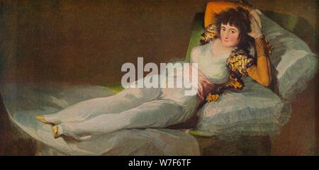 The Clothed Maja by Francisco de Goya, 1803 Stock Photo - Alamy