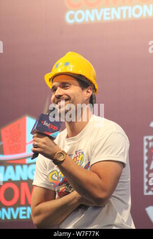 American actor Brett Dalton, best known for playing Grant Ward and Hive ...