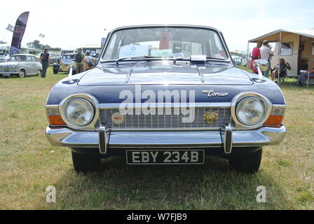 A 1964 Ford Corsair parked up on display at the English Riviera classic ...