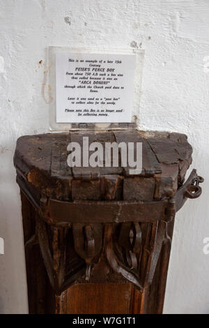 The Poor Box, Holy Trinity Church, Loddon, Norfolk, England UK Stock ...