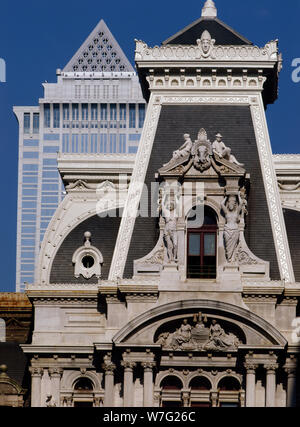 Alexander Milne Calder sculptures in a corner pavilion of City Hall ...