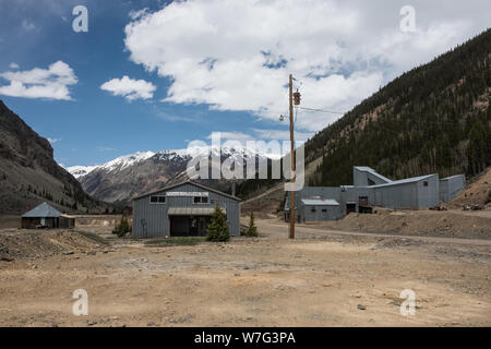 Colorado, Silverton, San Juan County. Historic Colorado silver mining ...